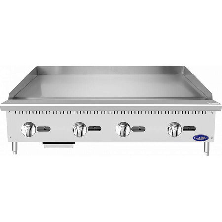 CookRite ATMG-48, 120,000 Btu Gas Griddle, Countertop, Manual Controls