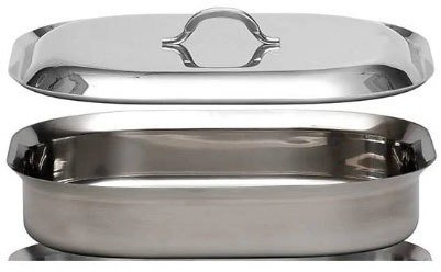 Bon Chef 60004FP, Stainless Steel Rectangular French Oven Food Pan Insert