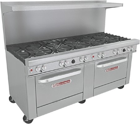 Southbend 4721DD-3TR, 352,000 Btu Gas Restaurant Range, 6 Burner, 2 ...