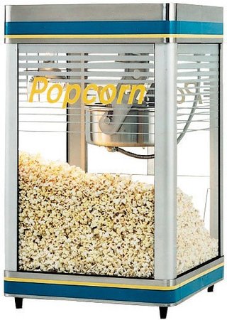 Star Mfg G12-Y, 12 oz. Popcorn Popper & Merchandiser