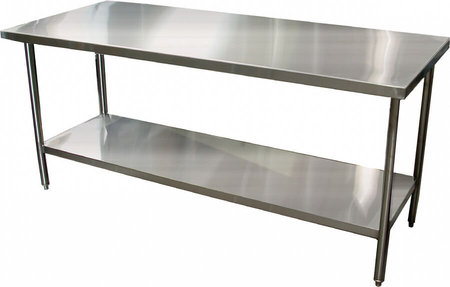Winholt DTS-2472, 72" x 24" Stainless Steel Work Table w/ Undershelf