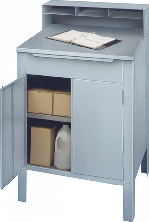 Winholt RDSWN-5, 32 1/2" x 30" Freestanding Steel Receiving Desk w ...