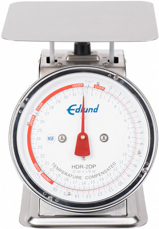 Edlund HDR-2DP (48120), 32 oz Heavy Duty Dial Portion Scale w/ Air Dashpot