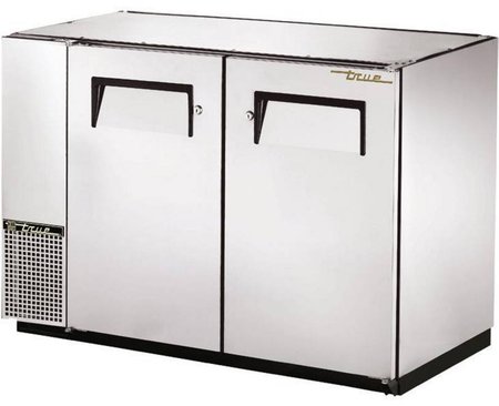 True TBB-24GAL-48-S, 48" 2 Solid Door Back Bar Cooler, Stainless Steel