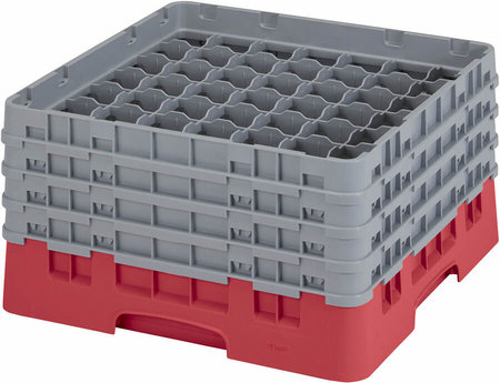 Cambro 49S800163, 49 Compartment Camrack Full Size Glass Rack w/ 4 ...