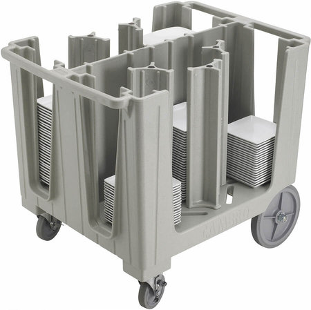 Cambro ADCS480, 4 - 8 Column Adjustable Dish Caddy, Speckled Gray