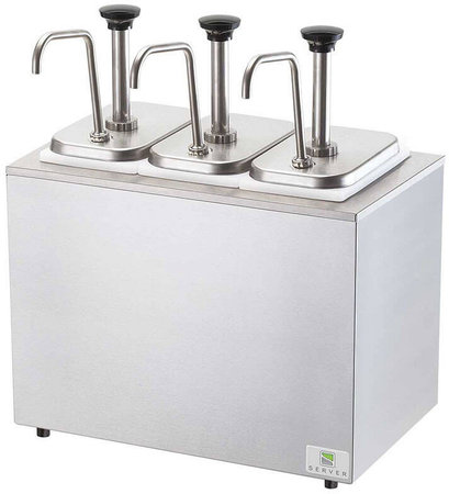 Server Products 83790, 3-Compartment Cold Station™ Insulated Countertop ...