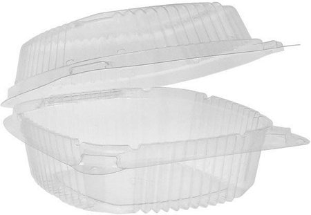 Pactiv Evergreen YCI810500000, 5 1/4" Plastic SmartLock® Hinged Take ...