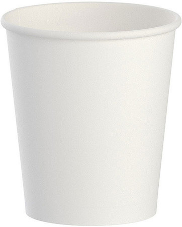 Solo 44-2050, 3 oz Compostable Paper Cold Cup, White (100/case)