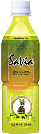 Savia 2038 16.9 fl oz Pineapple Aloe Vera Drink