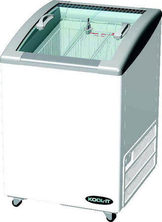 Kool-It KCF-5C Curved Glass Top Display Freezer