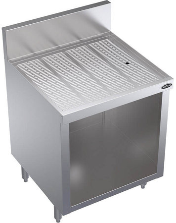 Krowne KR24-S24 24" x 24" Underbar Drainboard Cabinet