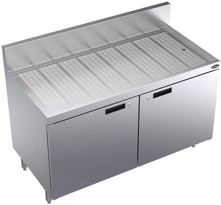 Krowne KR24-SD48 48" x 24" Underbar Drainboard Cabinet