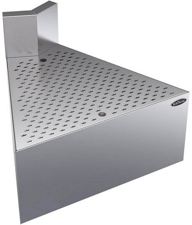 Krowne KR24-DFC45 45° Underbar Outer Corner Filler Drainboard