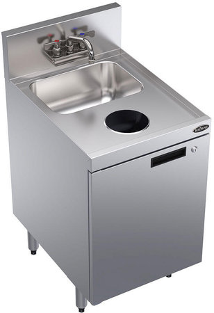 Krowne KR24-SD18C 18" x 24" Underbar 1 Compartment Hand Sink