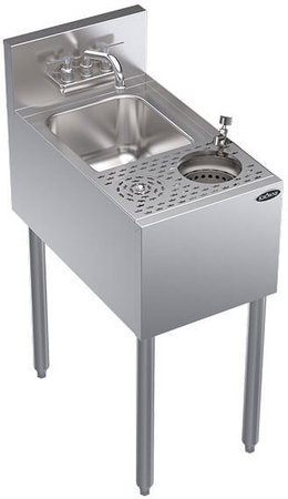 Krowne KR24-MS14 14" x 24" Underbar 1 Compartment Sink