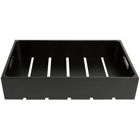 TableCraft CRATE114BK, 20 7/8" x 12 3/4" x 4 1/4" Wood Gastronorm ...