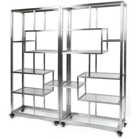 Eastern Tabletop ST1760, 71" x 14" x 73" 14-Tier Stainless Steel Grab n ...